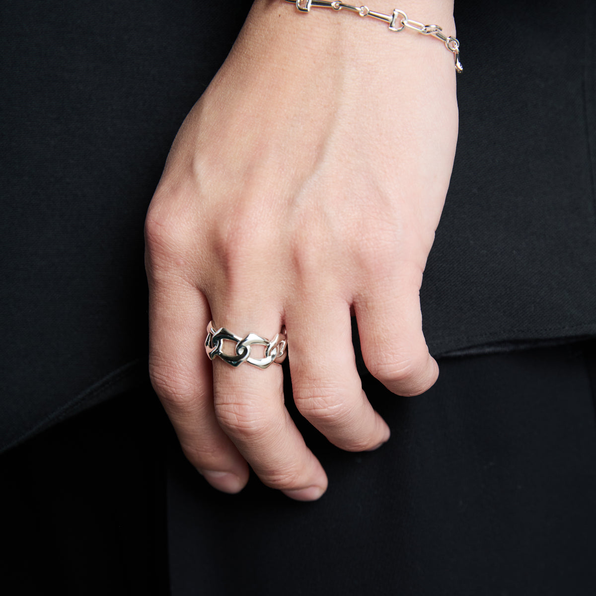 Edge Chain Ring – XOLO JEWELRY